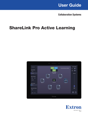 Extron ShareLink Pro 1100 User Guide | Manualzz