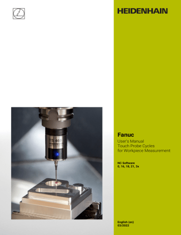 Heidenhain Fanuc Touch Probe Touch Probe User Manual | Manualzz