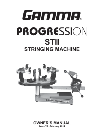 Gamma Progression ST II Instructions | Manualzz