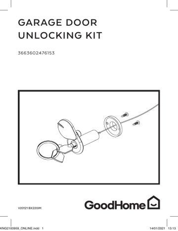GoodHome Unlocking Kit Instruction manual | Manualzz