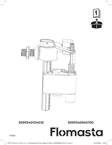 Flomasta Side Entry Airgap Fill Valve Instruction manual | Manualzz