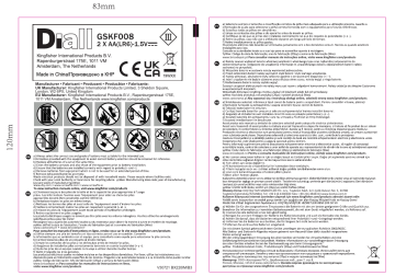 Diall Rubber torch instruction manual | Manualzz
