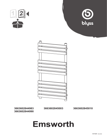 Blyss EMSWORTH TOWEL WARMER instruction manual | Manualzz