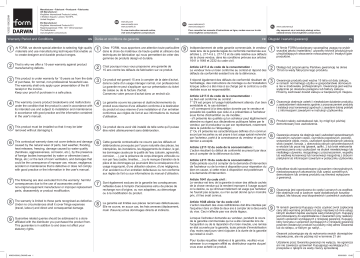 Form Darwin instruction manual | Manualzz