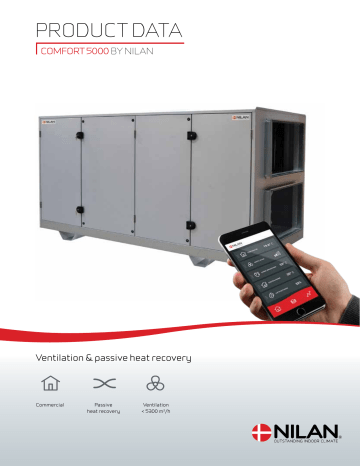 Nilan Comfort 5000 Data sheet | Manualzz