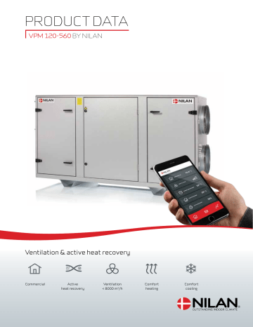 Nilan VPM 120-560 Data sheet | Manualzz