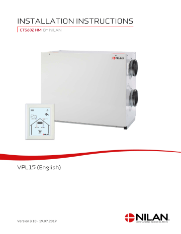 Nilan M24 VPL 15 Installation Instructions | Manualzz