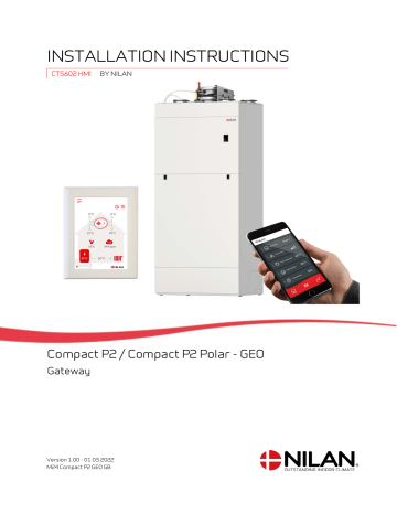 Nilan M24 Compact P2 GEO Installation Instructions | Manualzz