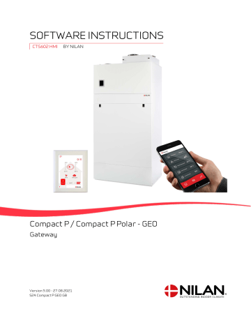 Nilan S24 Compact P GEO Software instructions | Manualzz