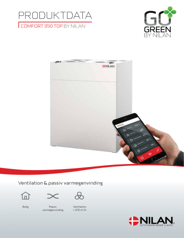nilan Comfort 350 Top Blad | Manualzz