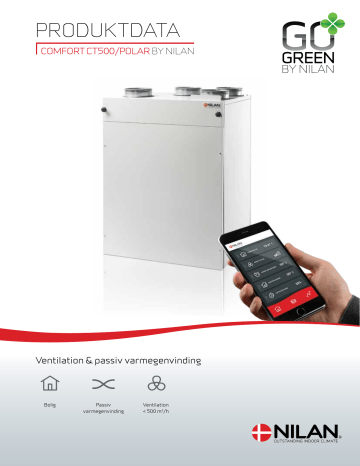 nilan Comfort CT500 Blad | Manualzz