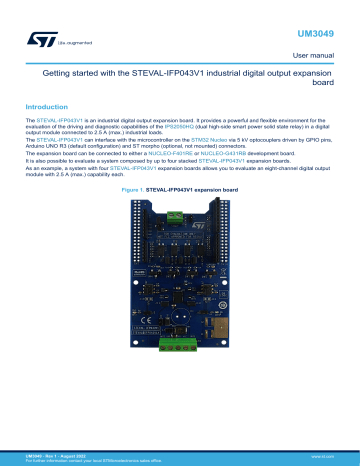 STMicroelectronics STEVAL-IFP043V1 User Manual | Manualzz
