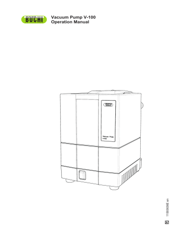 Buchi Vacuum Pump V-100 Manual | Manualzz