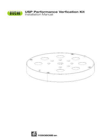 Buchi USP Performance Verification Kit Installation Manual | Manualzz