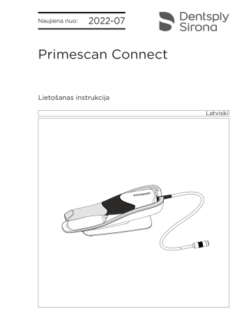 Dentsply Sirona Primescan Connect ekspluatācijas instrukcija | Manualzz
