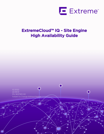 Extreme Networks Cloud IQ - Site Engine Guide | Manualzz