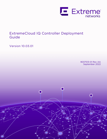 Extreme Networks Cloud IQ Controller Guide | Manualzz