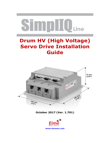 Elmo Drum HV Servo Driver Installation Guide | Manualzz