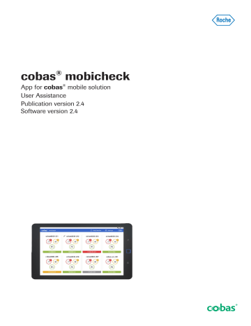 Roche cobas mobile solution User Guide | Manualzz