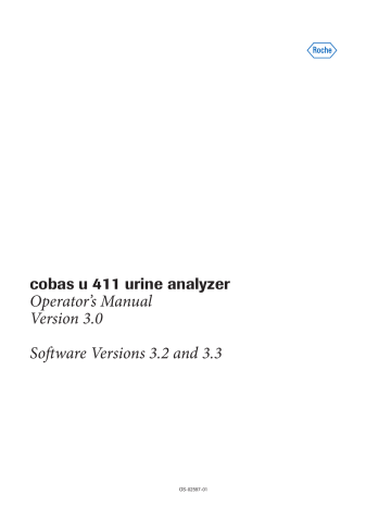 Introduction to the system. Roche cobas u 411 | Manualzz