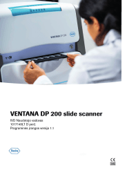 Roche VENTANA DP 200 - Operator's manual