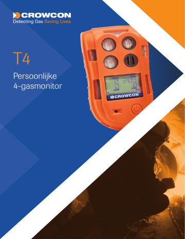 Crowcon T4 Portable Gas Detector Kasutusjuhend | Manualzz