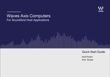 Waves Axis Scope Quick Start Guide | Manualzz