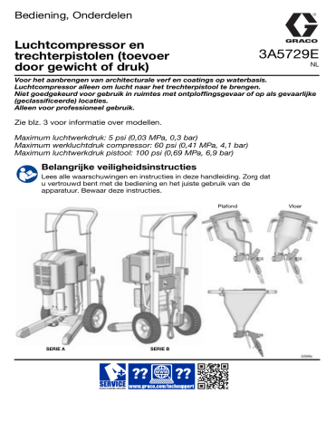 Graco 3A5729E, Luchtcompressor de handleiding | Manualzz