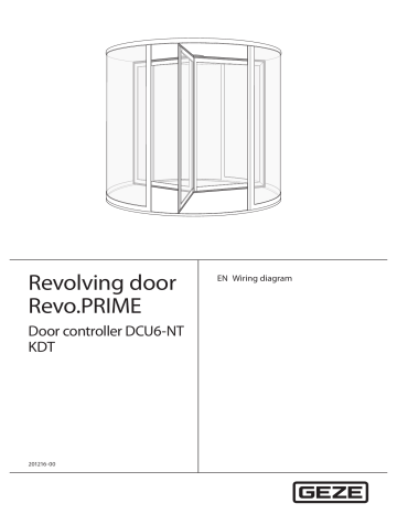 GEZE Revo.PRIME Automatic revolving door system Wiring Diagram | Manualzz