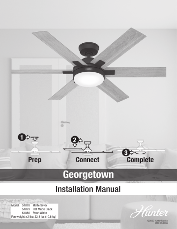 Hunter Fan 51878 Ceiling Fan Owner's Manual | Manualzz
