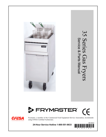 Frymaster 35 Series Service & Parts Manual | Manualzz