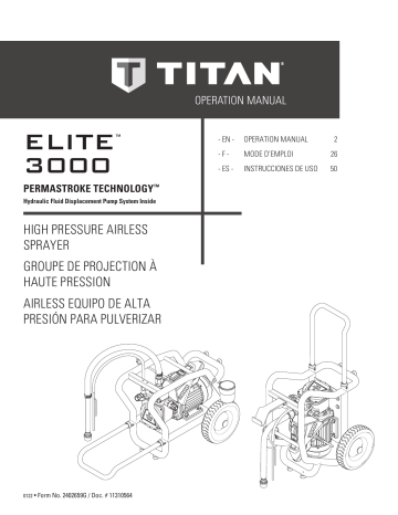 Titan Elite 3000 Operation Manual | Manualzz
