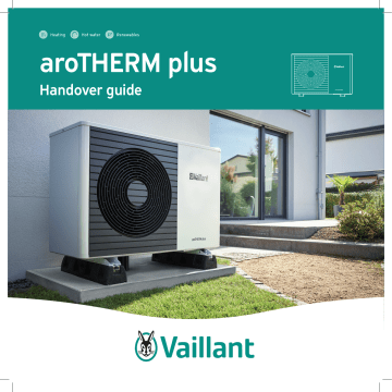Vaillant aroTHERM plus Handover guide Guide | Manualzz