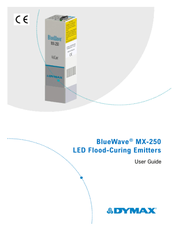 Dymax BlueWave MX-250 Emitter Owner's Manual | Manualzz