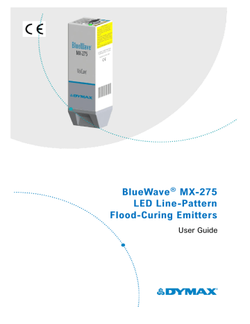 Dymax BlueWave MX-275 Emitter Owner's Manual | Manualzz