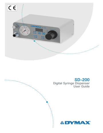 Dymax SD-200 Syringe Dispenser Owner's Manual | Manualzz
