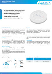 Eltex WEP-2L - User manual, Data Sheet