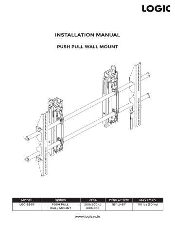 Logic LGC-5565 PUSH-PULL WALL MOUNT User Manual | Manualzz