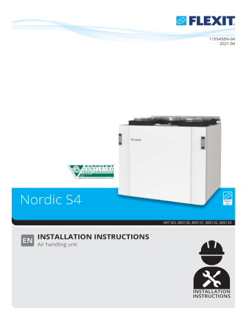 Flexit Nordic S4 Installation Guide | Manualzz