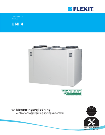 Flexit UNI 4 Installationsvejledning | Manualzz