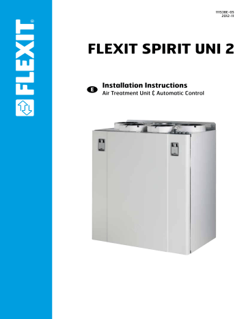 Flexit UNI 2 - AC Installation Guide | Manualzz