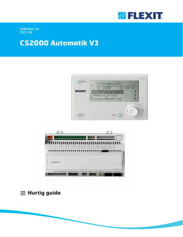 Flexit Automatic Control CS 2000 Installationsvejledning | Manualzz