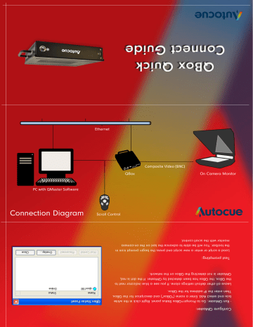 Autocue QBox Connection Guide | Manualzz