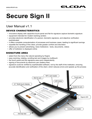 Elcom Secure Sign II User Manual | Manualzz