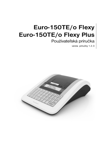 ELCOM Euro-150/o Flexy PLUS eKasa Používateľská príručka | Manualzz