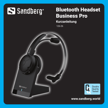 Sandberg 126-26 Bluetooth Headset Business Pro Quick guide | Manualzz