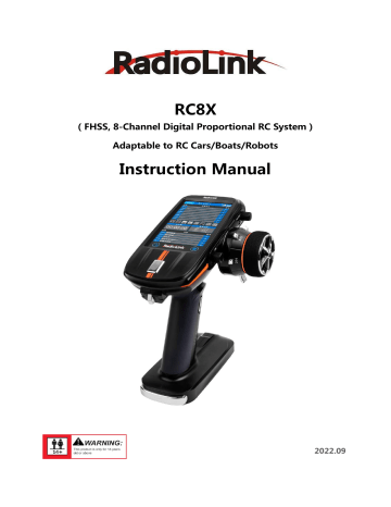 RadioLink RC8X User Manual | Manualzz
