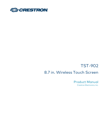 Crestron TST-902 Product Manual | Manualzz