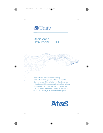 Unify OpenScape Desk Phone CP210 Guide | Manualzz