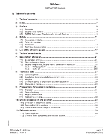 Rotax 914 F Installation Manual | Manualzz